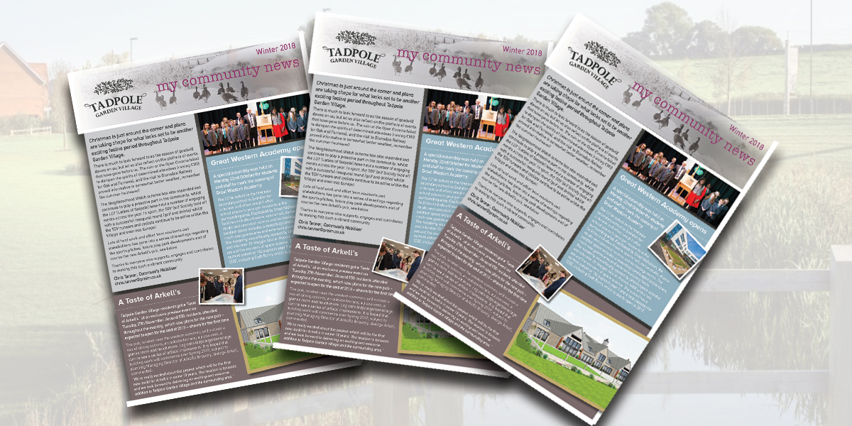 Tadpole Garden Village Newsletter | Tadpole Garden Village